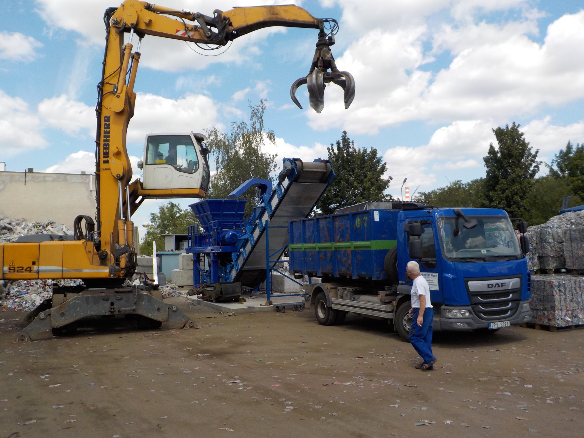 Cisaille rotative : broyage de matériaux encombrants